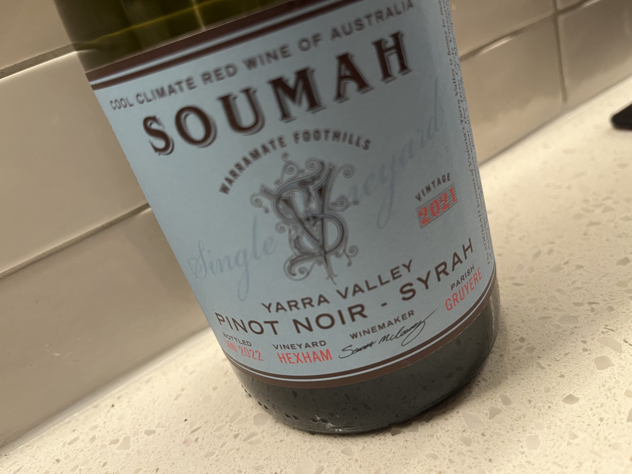 Review: Soumah Pinot Noir Syrah 2021 - Australian Wine and Drinks Review