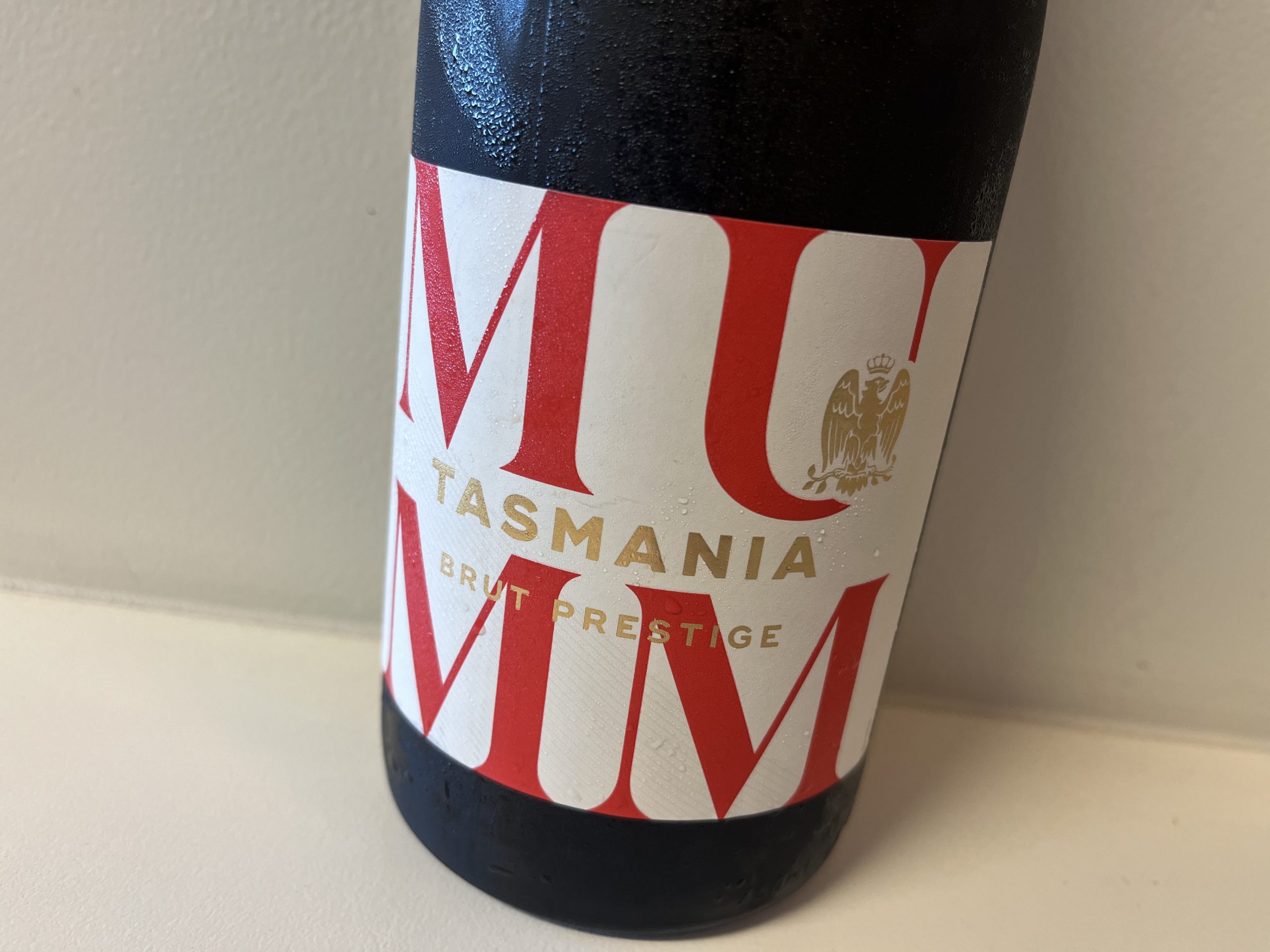 The first release of a Mumm Tasmania Brut Prestige NV. How does it go ...