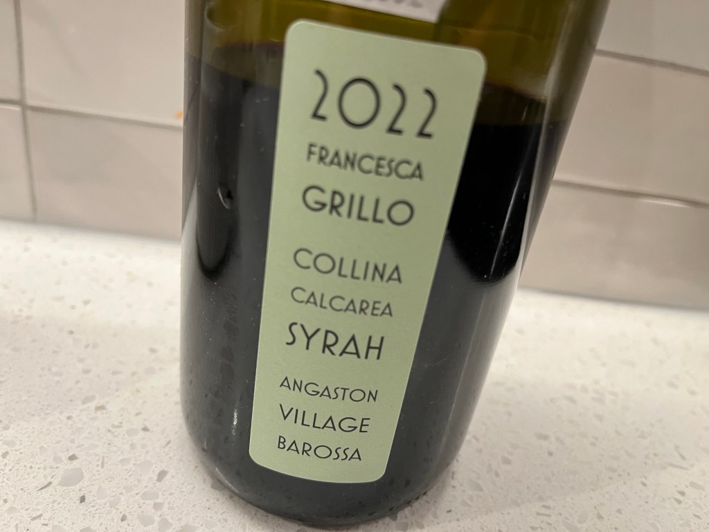 Review: Torzi Matthews Francesca Grillo Collina Calcarea Syrah 2022 ...