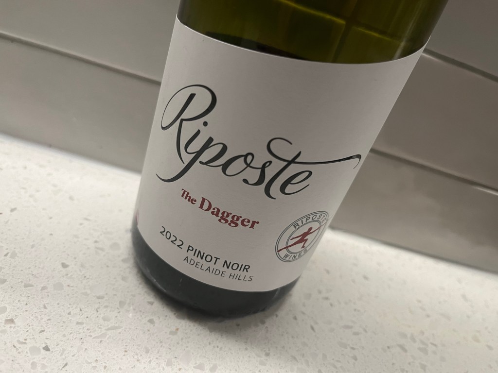 Review: Riposte The Dagger Pinot Noir 2022. Bloody good value Pinot ...