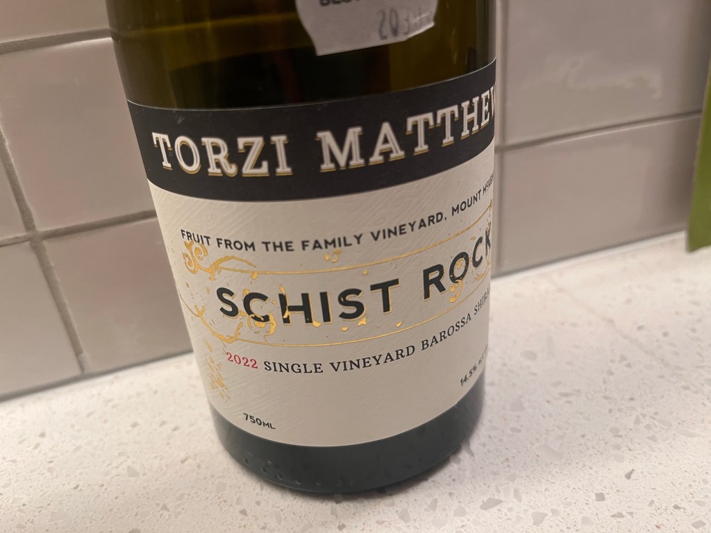 Review: Torzi Matthews Schist Rock Shiraz 2022 - a $28 hero ...