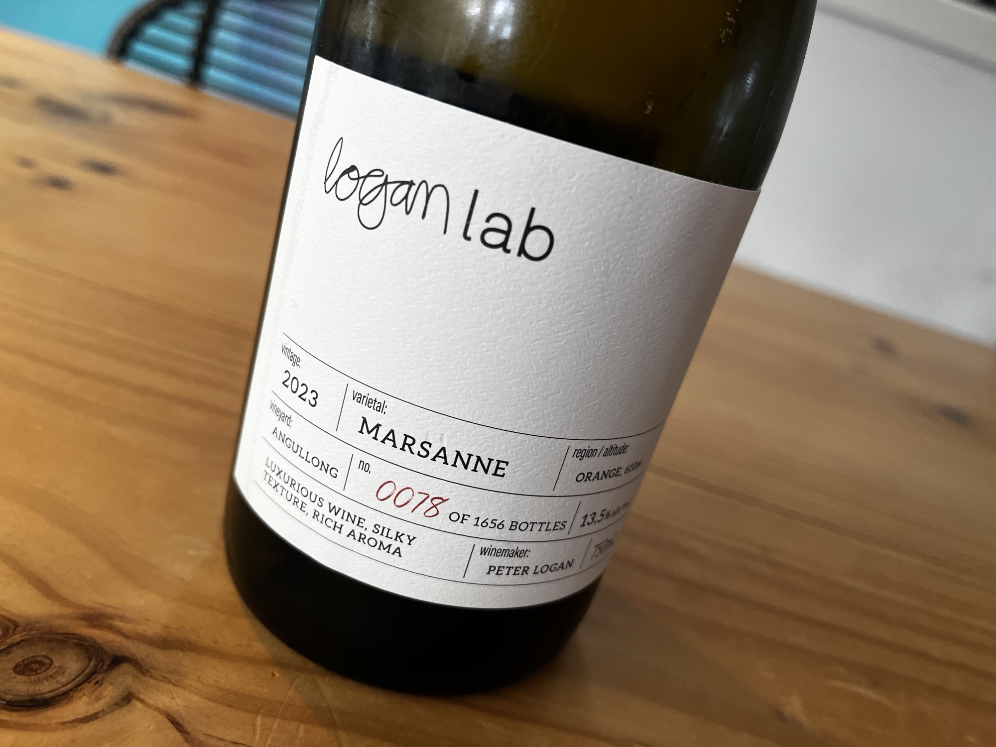 Review: Logan Lab Marsanne 2023. Fun Orange stuff from Pete Logan ...