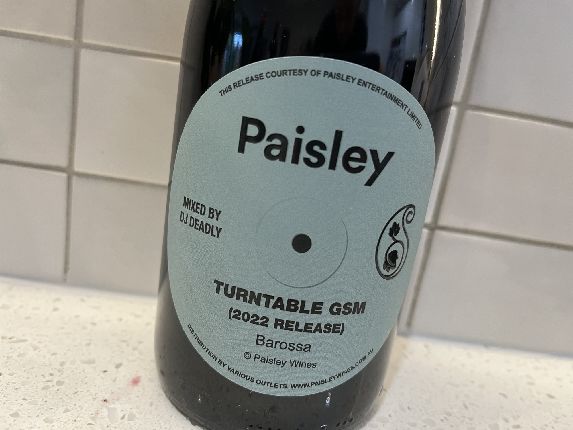 $25 well spent on the 2022 Paisley Turntable GSM - Australian Wine and ...